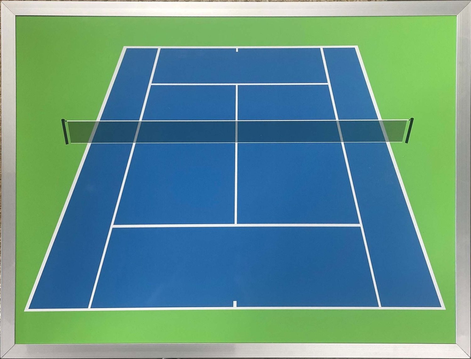 Coach's Tennis Court Training Whiteboard | Dry Erase Designs
