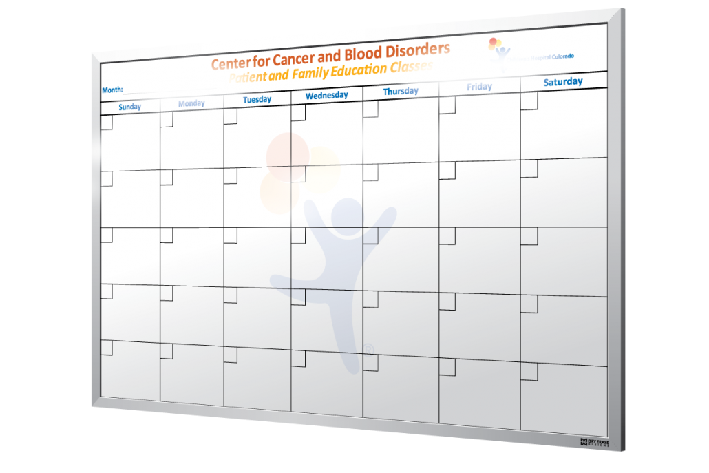 Children's Hospital of Colorado Education Classes Monthly Markerboard ...