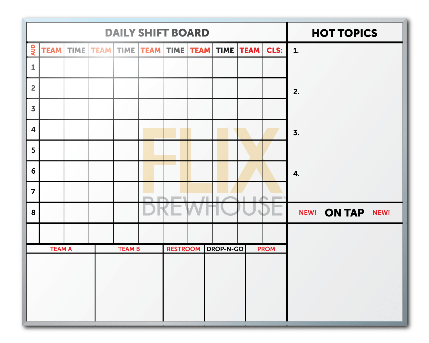 Copy That Business Services Shift Shuttle Release Markerboard – Custom ...