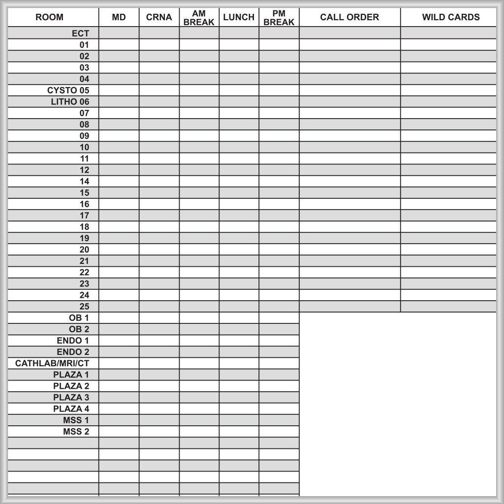 Anesthesia | Dry Erase Designs